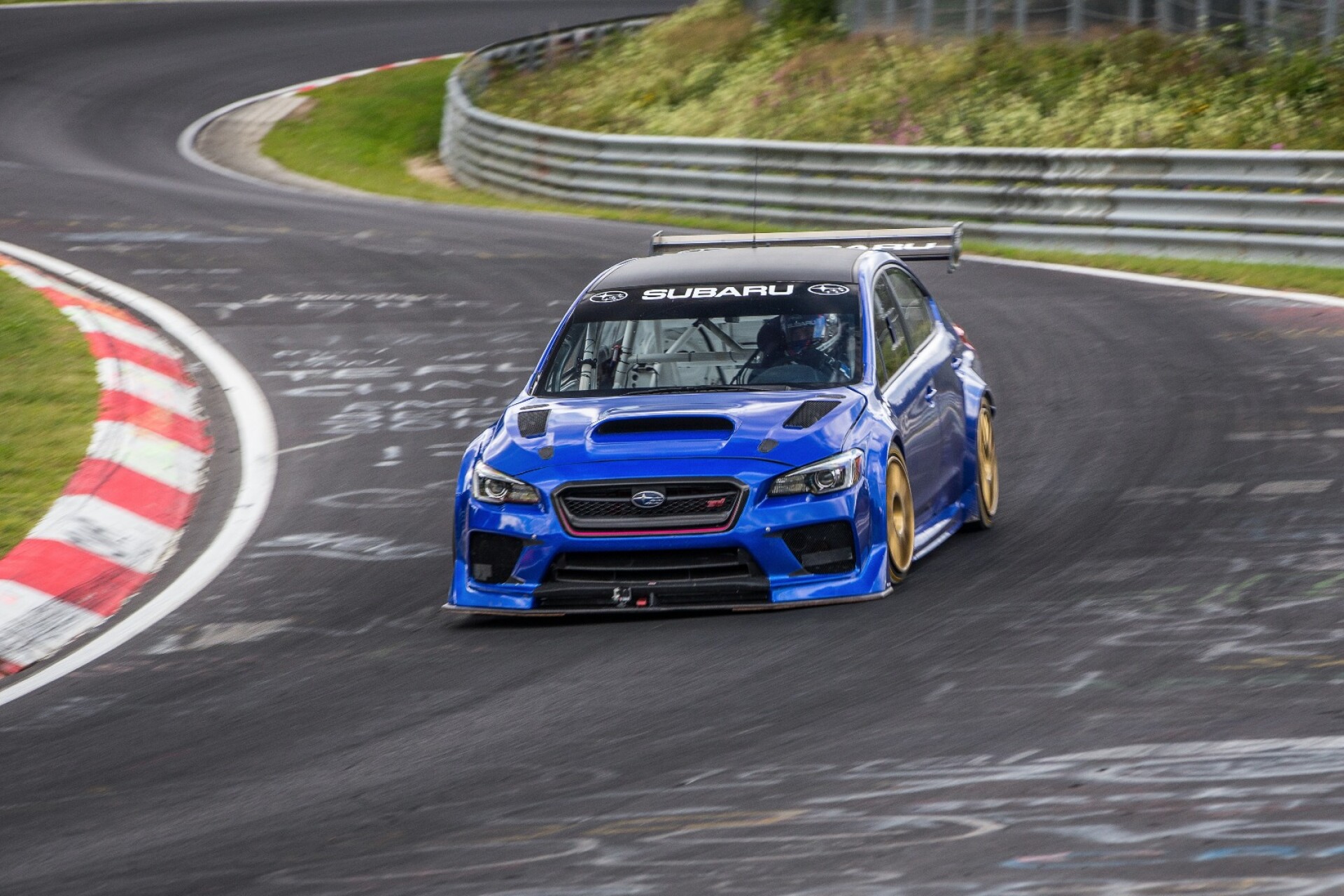 Watch Subaru set a new four-door sedan record at the Nurburgring