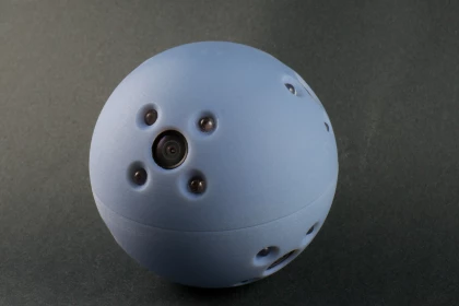 Ball with brains and cameras designed to keep first responders safe
