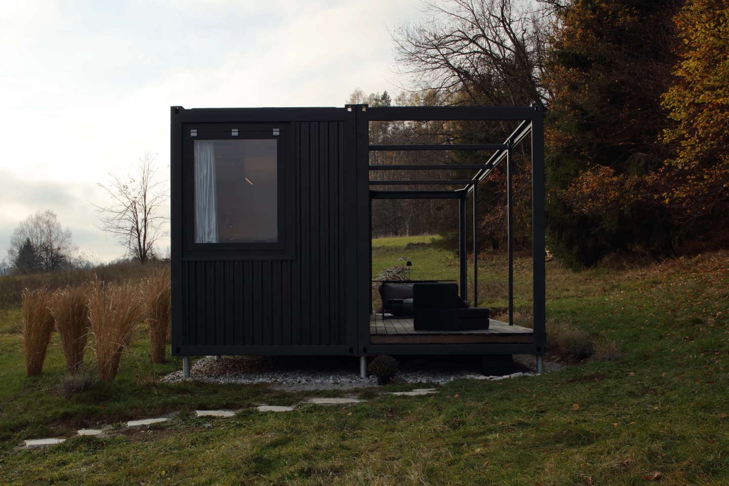 MM01 tiny house makes space for work and play with clever interior layout
