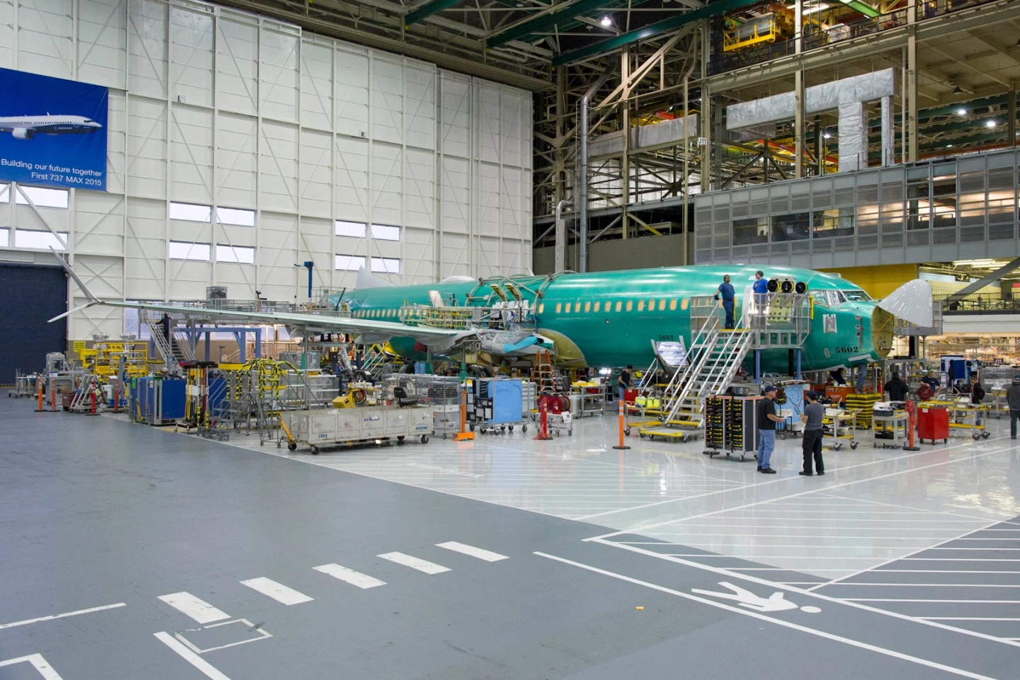 Advanced winglet on show as Boeing 737 MAX heads to final assembly