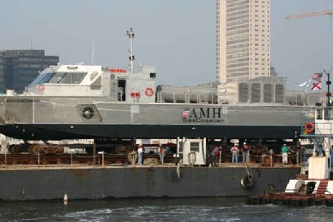 SeaCoaster high speed military catamaran launched