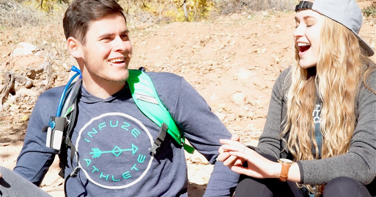 Infuze boosts hydration-pack water, after it leaves the pack