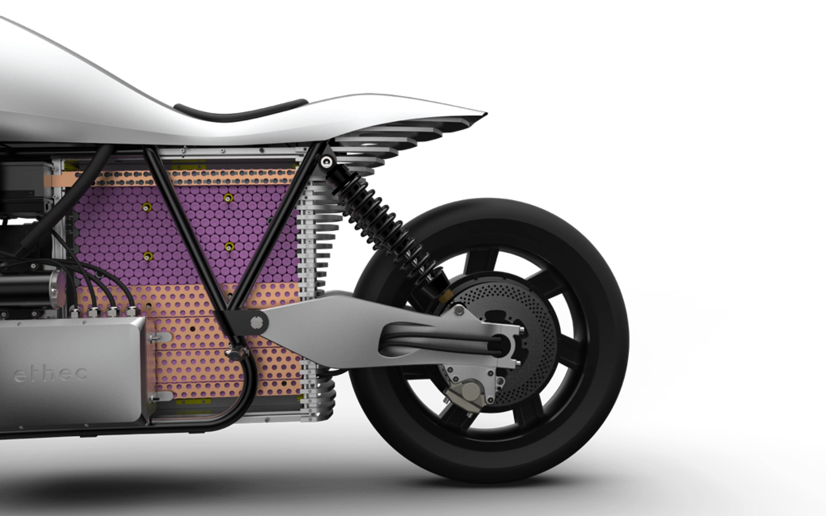 Ethec's awkward 2WD electric motorcycle packs a monster 250-mile range