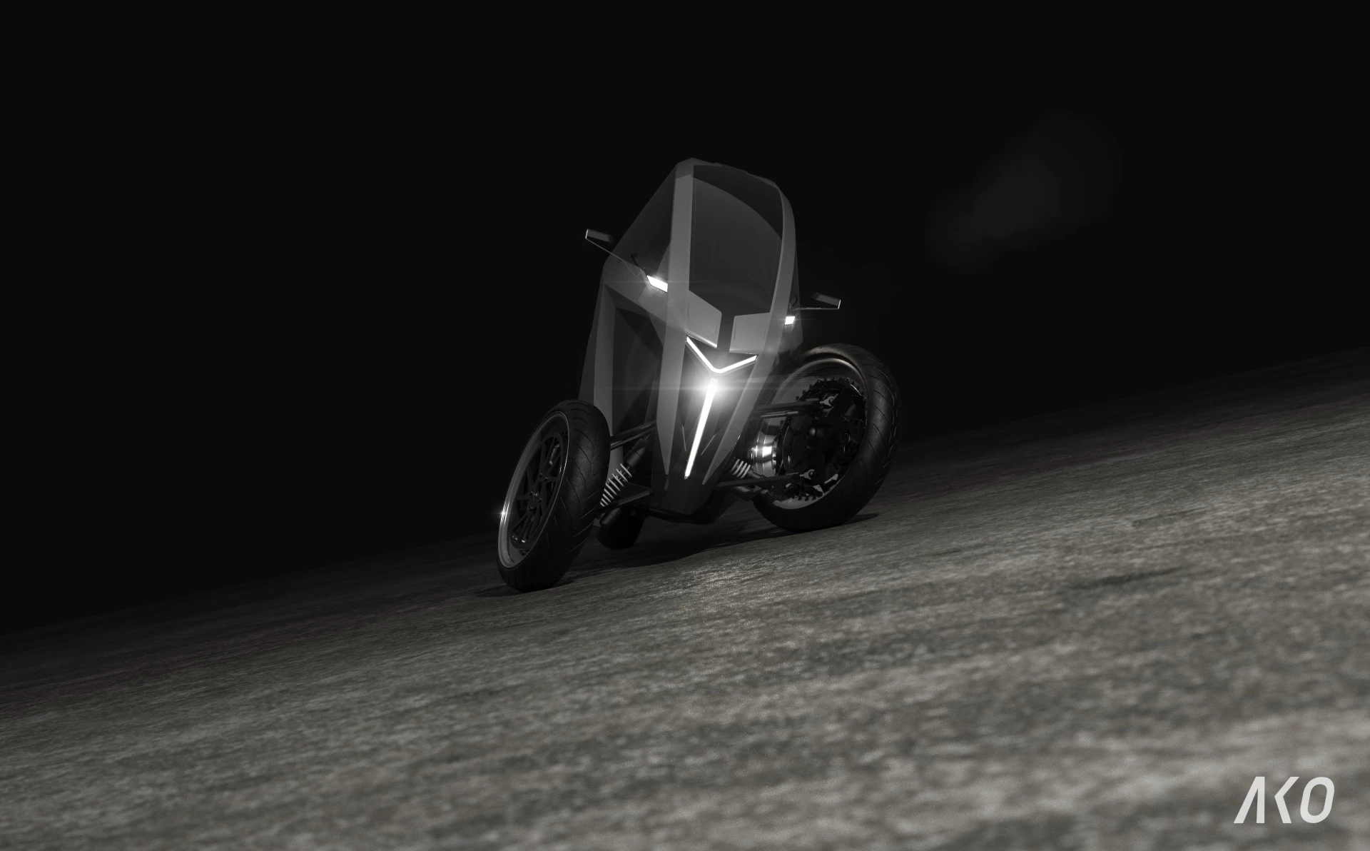 AKO Trike aiming for over 300 km of electric range