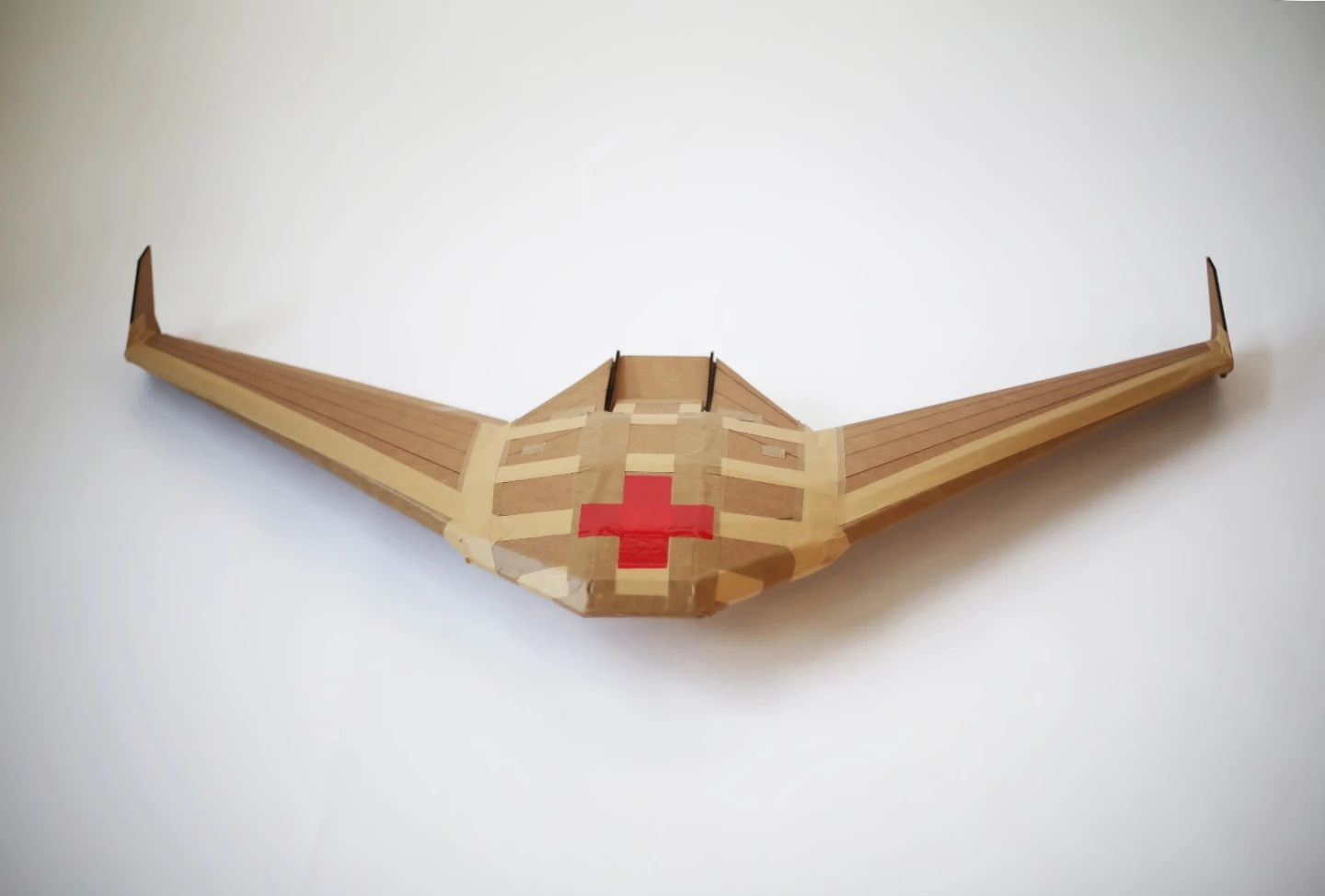 Cardboard delivery drone has a one-way ticket