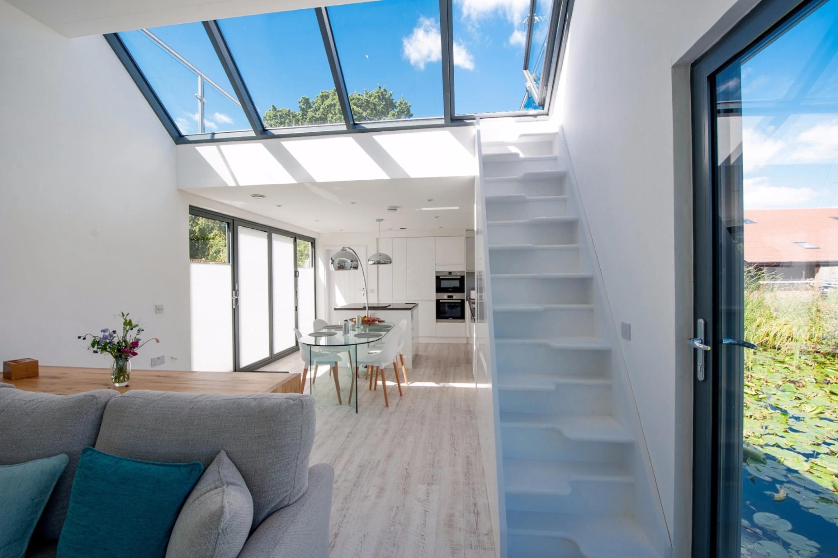 UK floating home offers a taste of luxury on the water