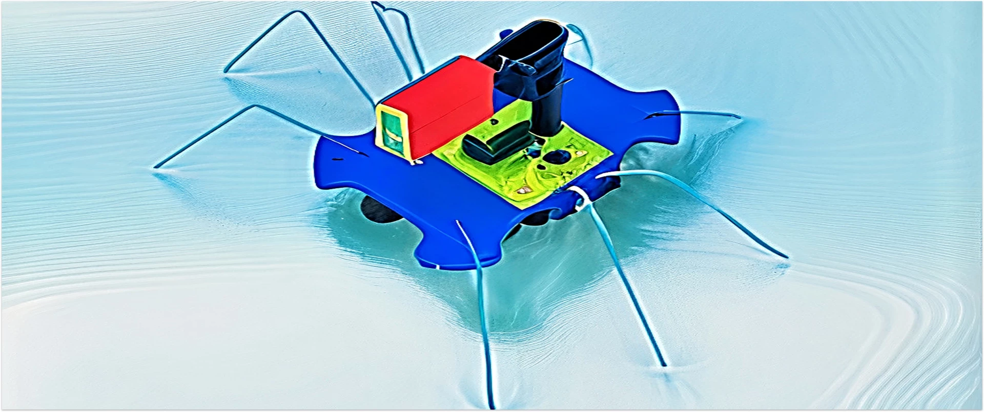Water-skimming Ocean-of-Things bugbots run on bacteria-powered fuel cells