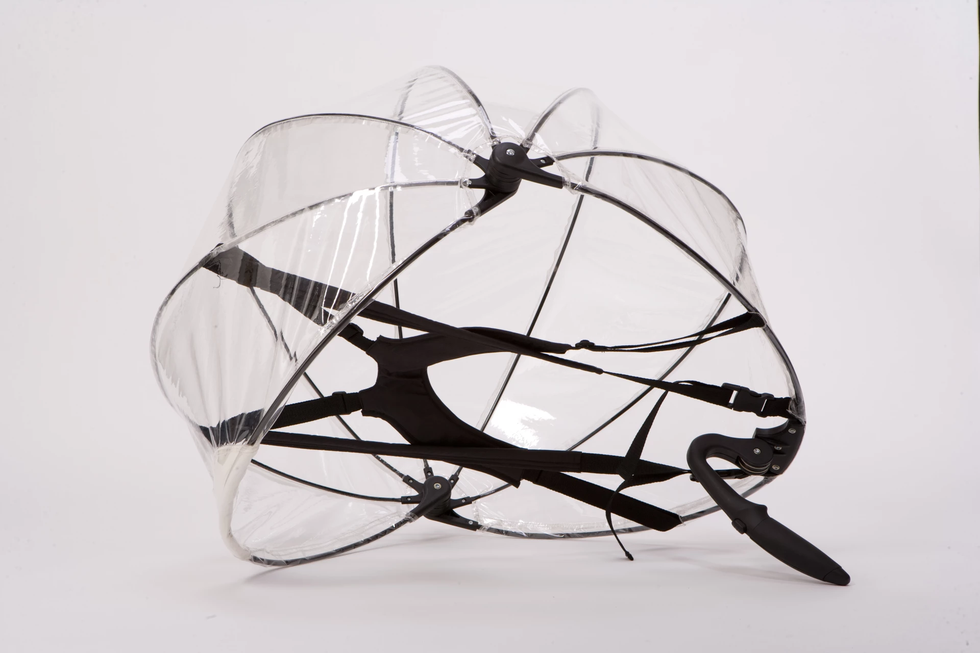 Nubrella - the hands-free space helmet-like umbrella