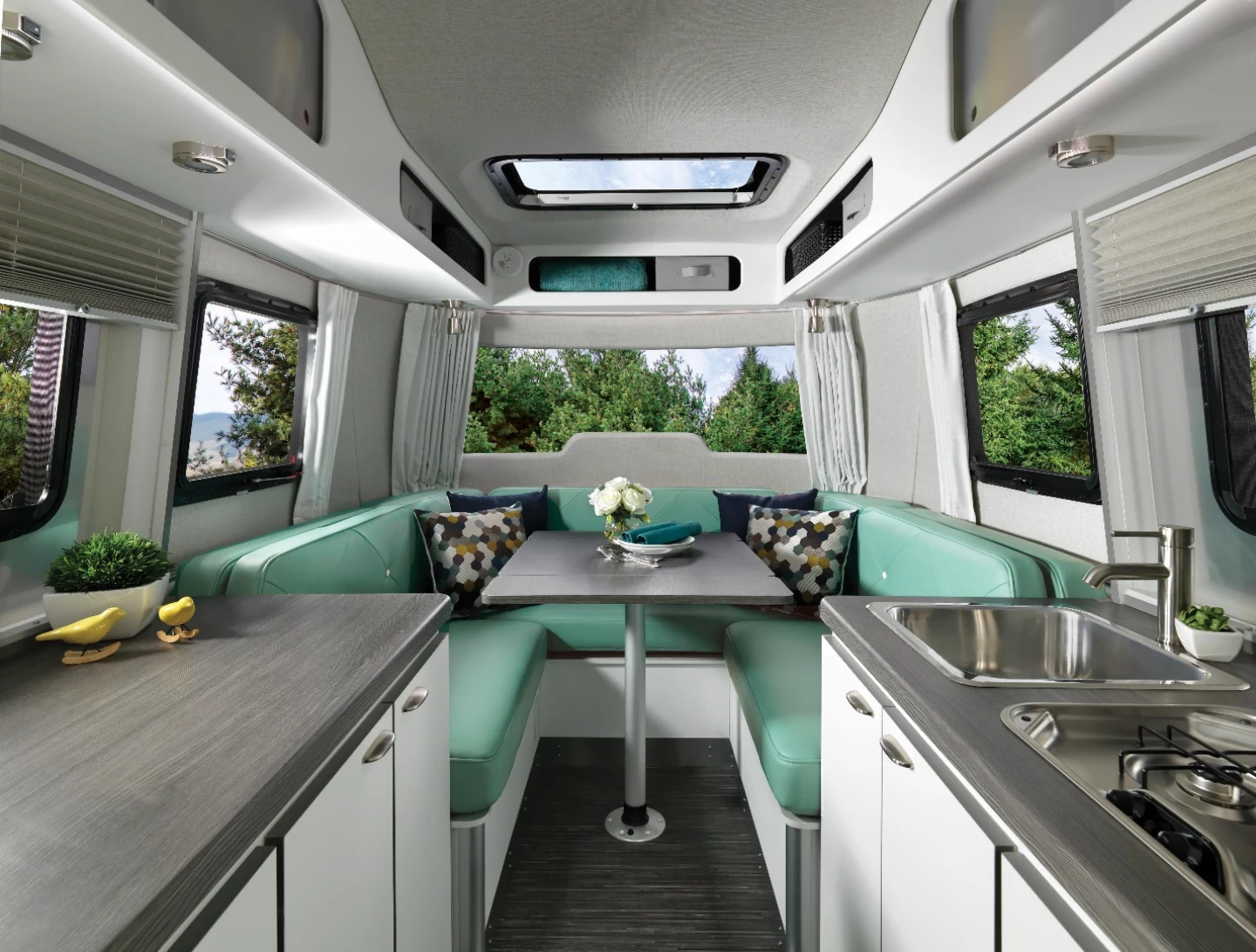 Airstream sheds its aluminum shell with the Nest fiberglass glamper