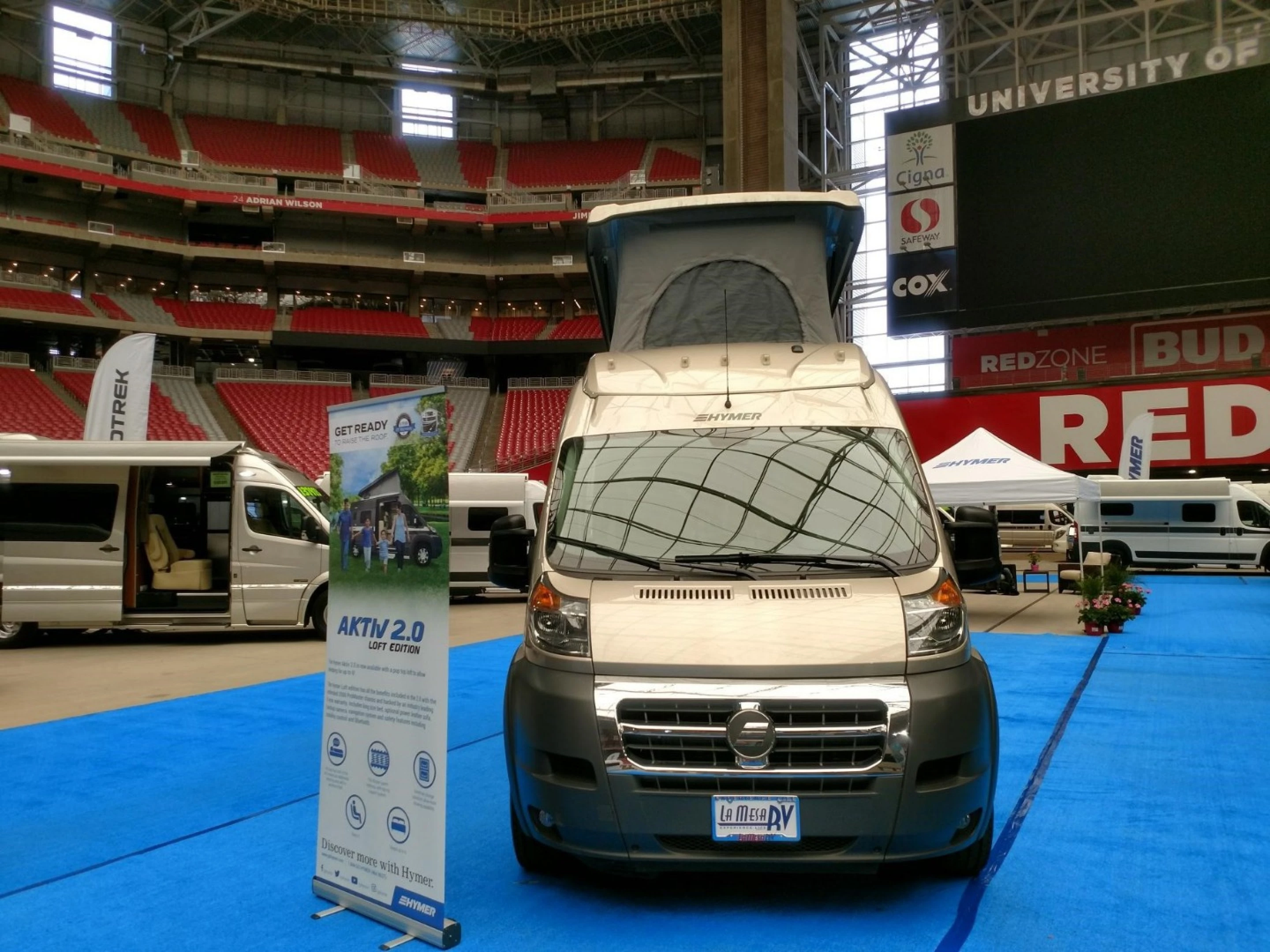 Roomy pop-top camper van sleeps the active, nomadic family of 5