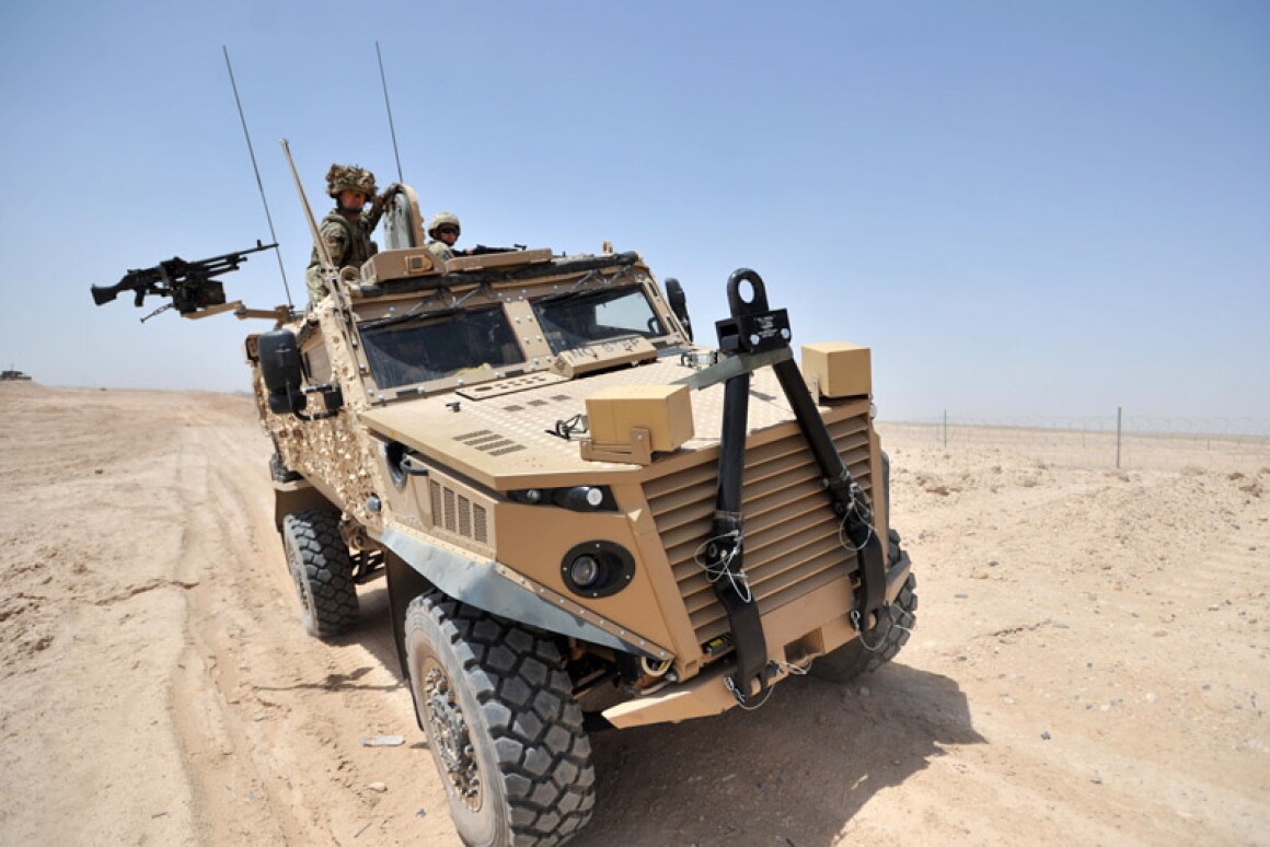 British Army's Foxhound vehicle gives soldiers better protection ...
