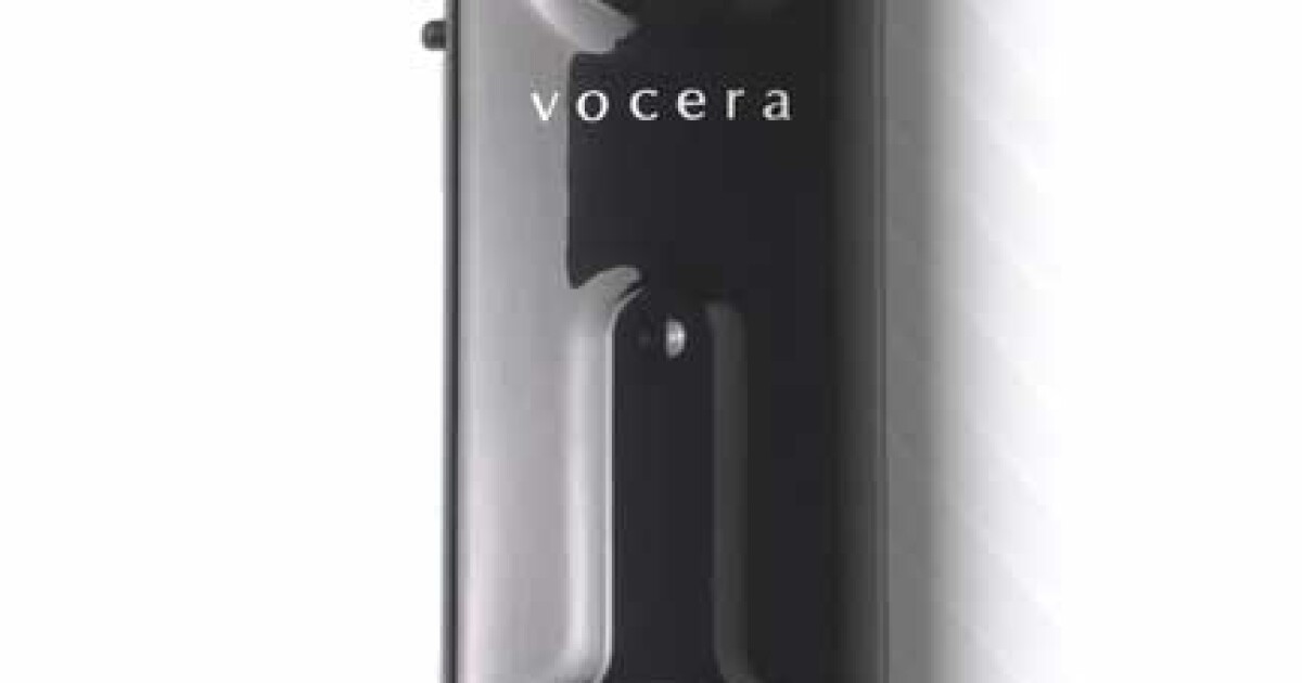 Wearable, voice activated communications system from Vocera