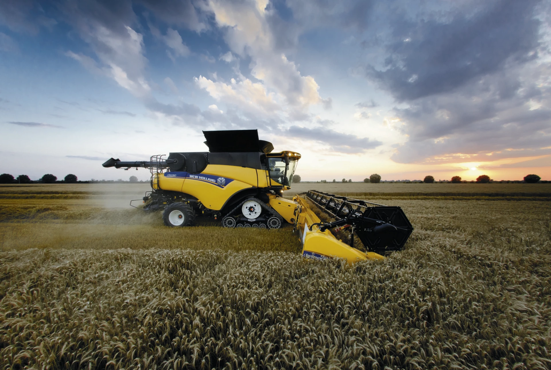 New Holland launches the world's most powerful combine harvester
