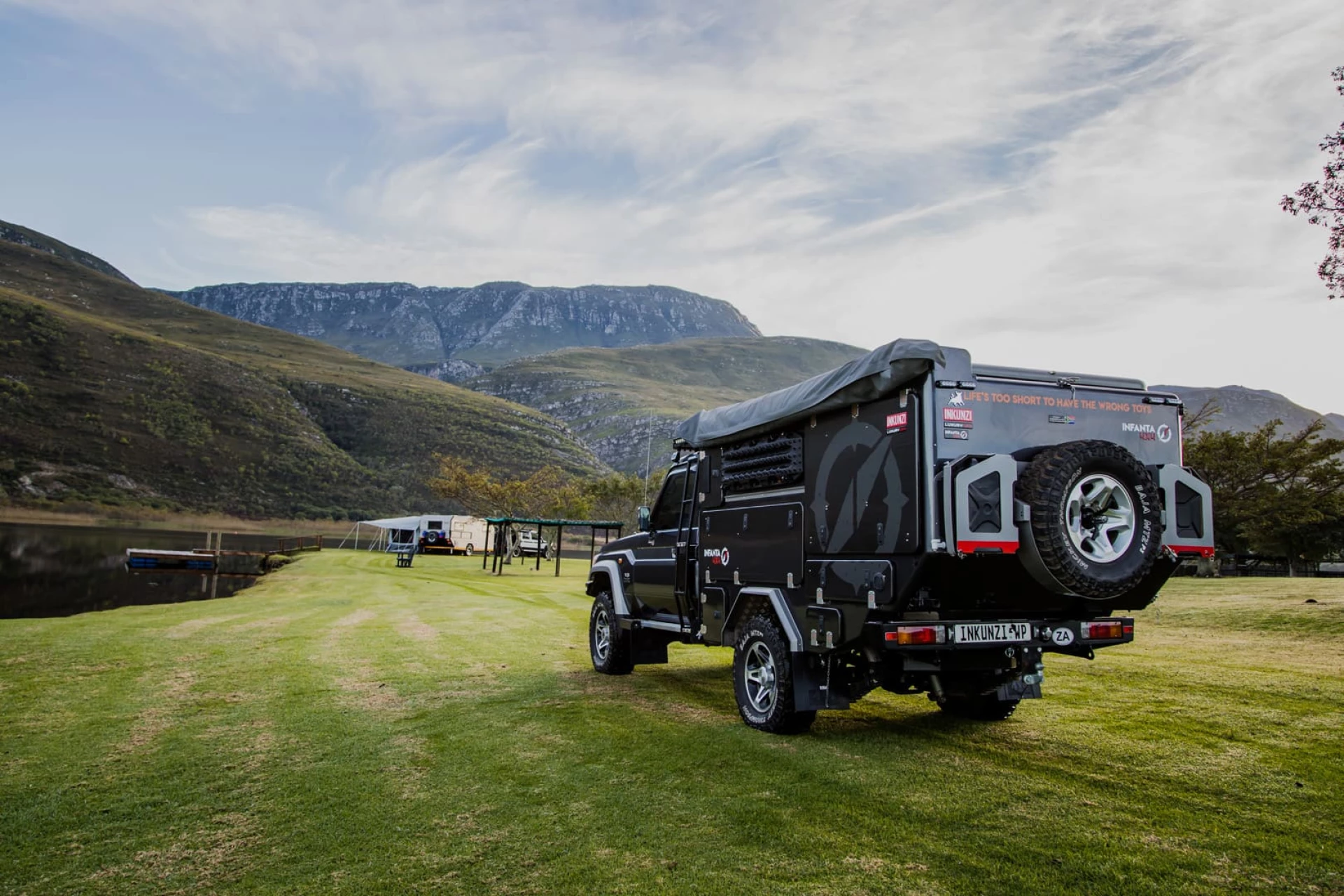 Inkunzi camper makes Toyota Land Cruiser one angry bull of a micro-RV