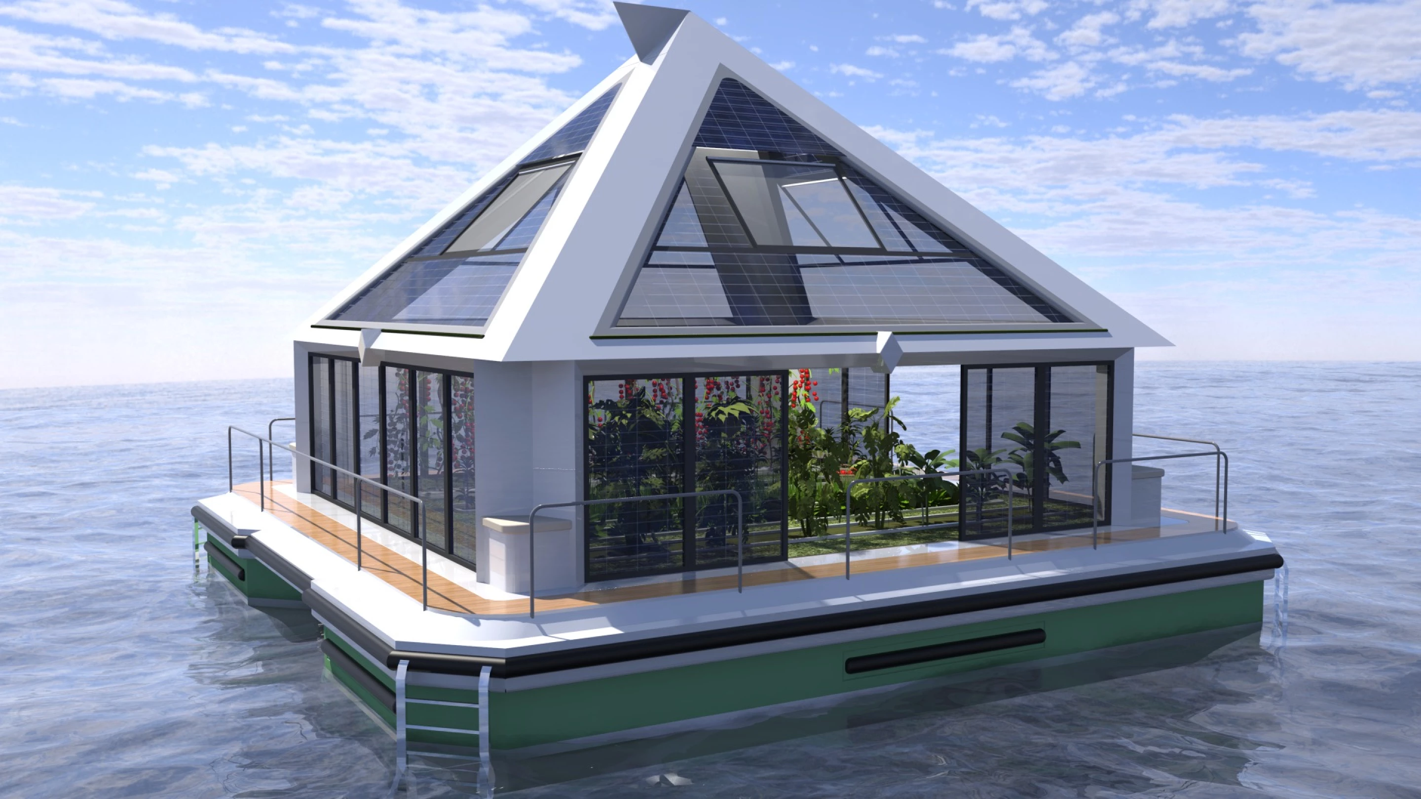 The ambitious plan to build a city of floating pyramids