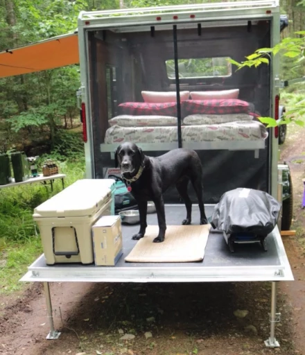 Composite camping trailers blur the line between backcountry lodge and ...