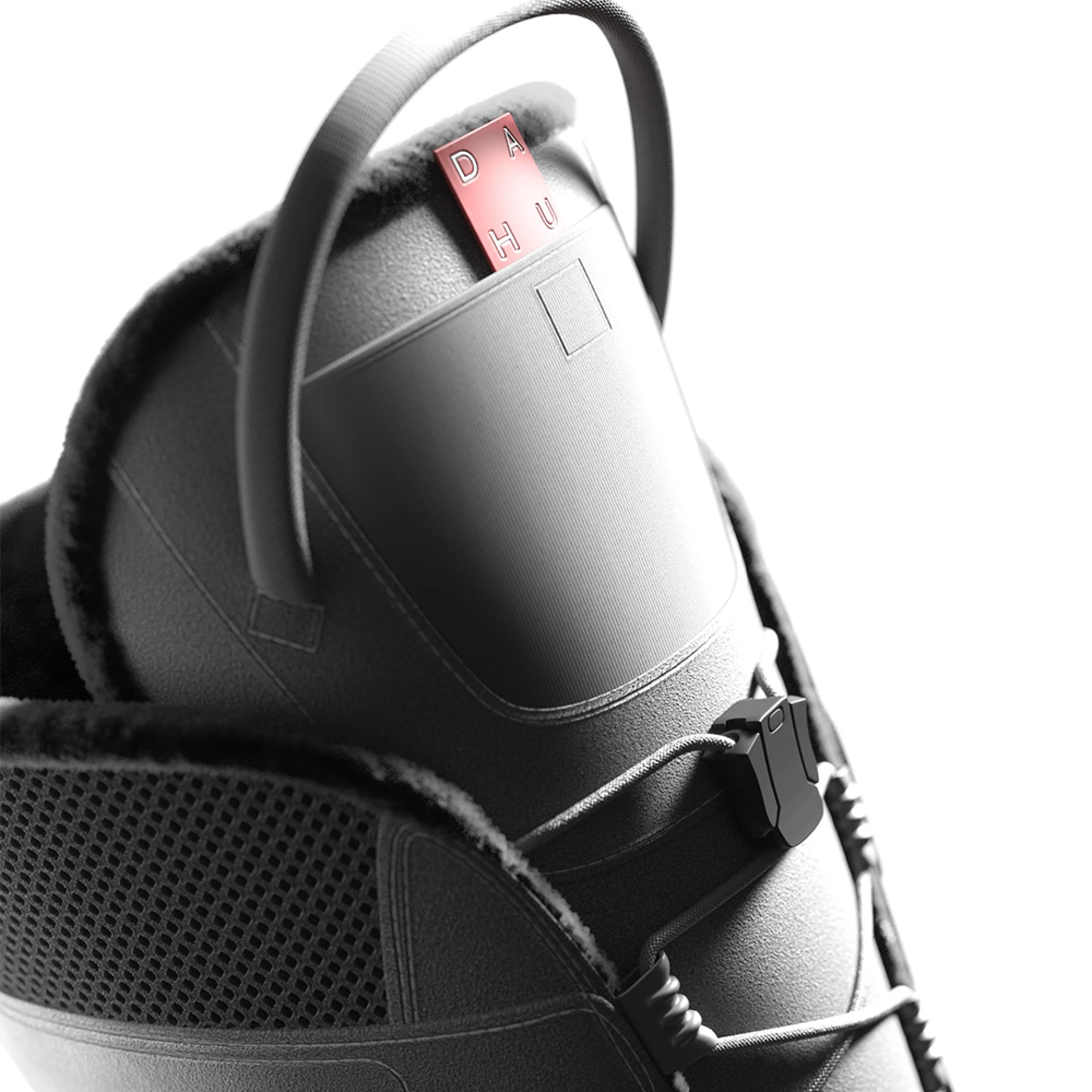 Two-part ski boots designed for easier walking