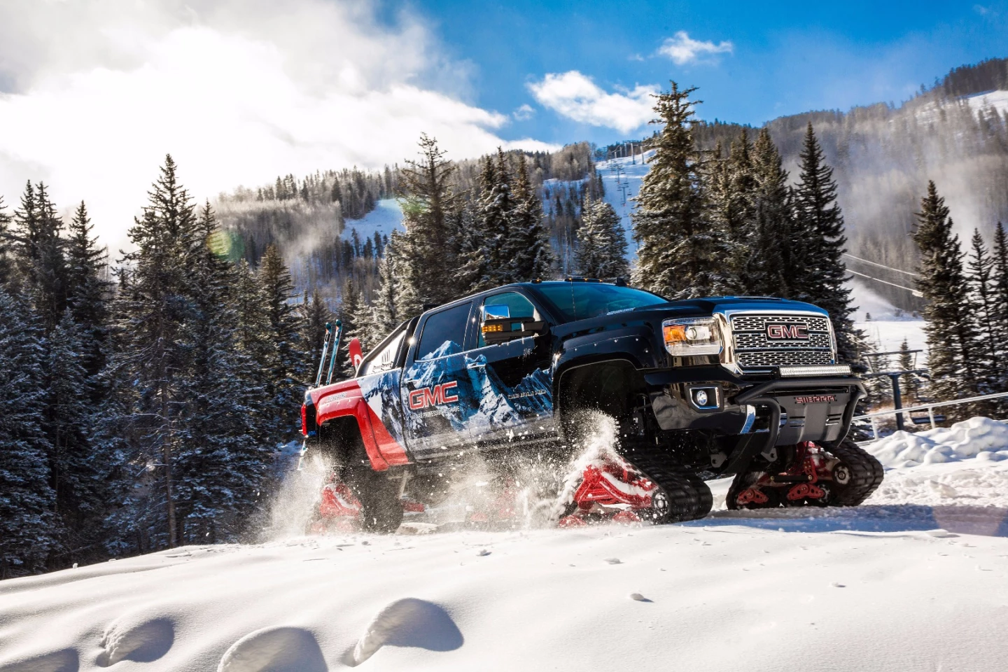 GMC All Mountain concept turns snow and steep gradients into a playground