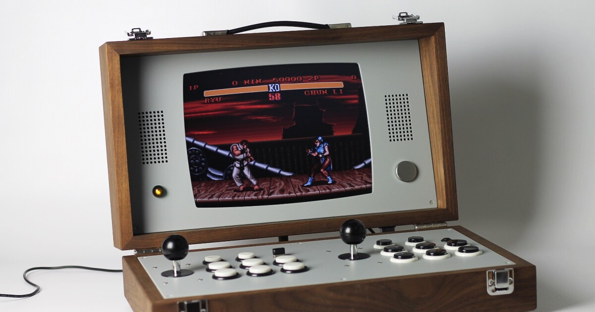 Retro-tech designer blends arcade game nostalgia with handcrafted ...