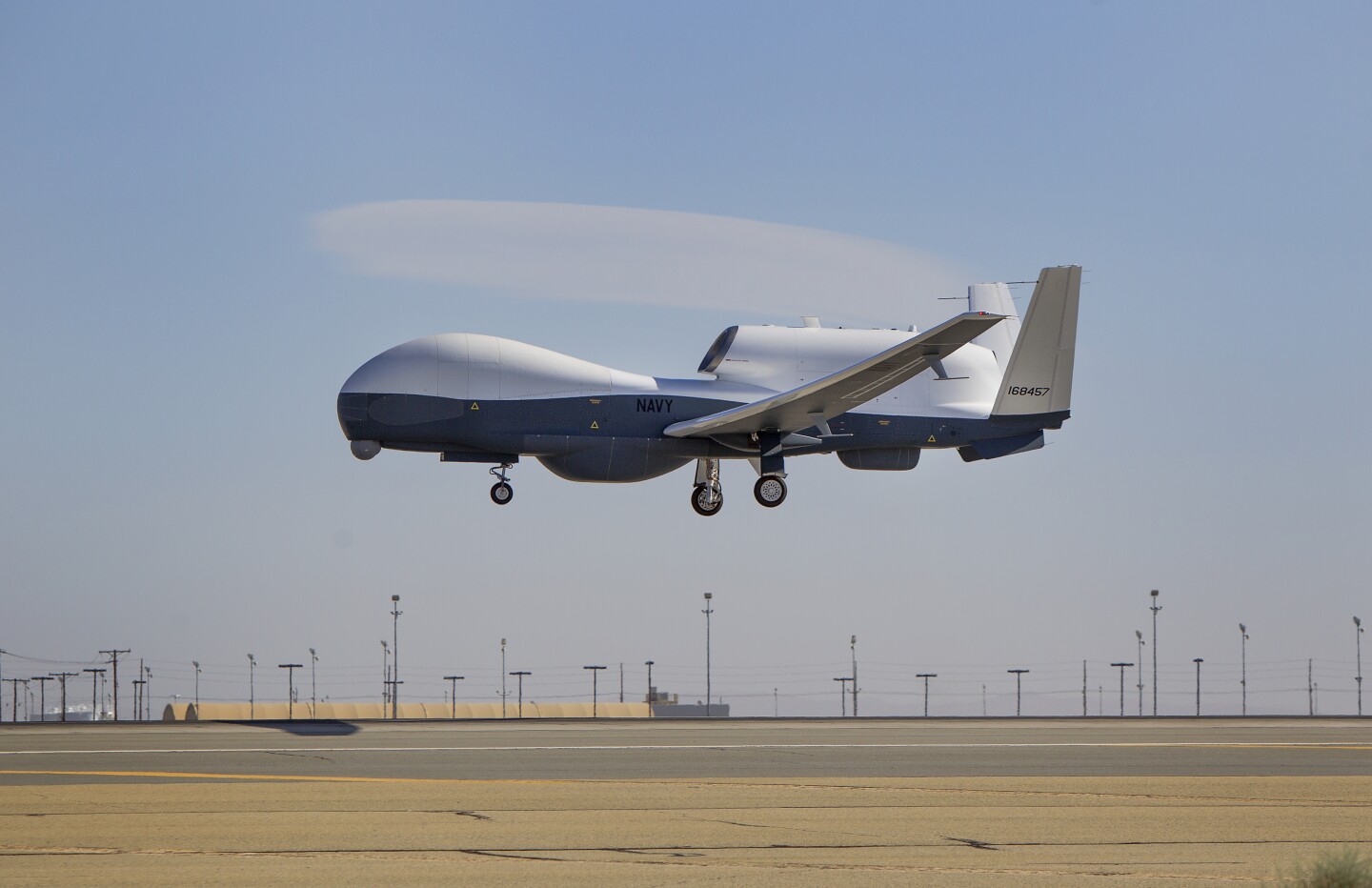 US Navy's Triton UAV takes to the skies for the first time