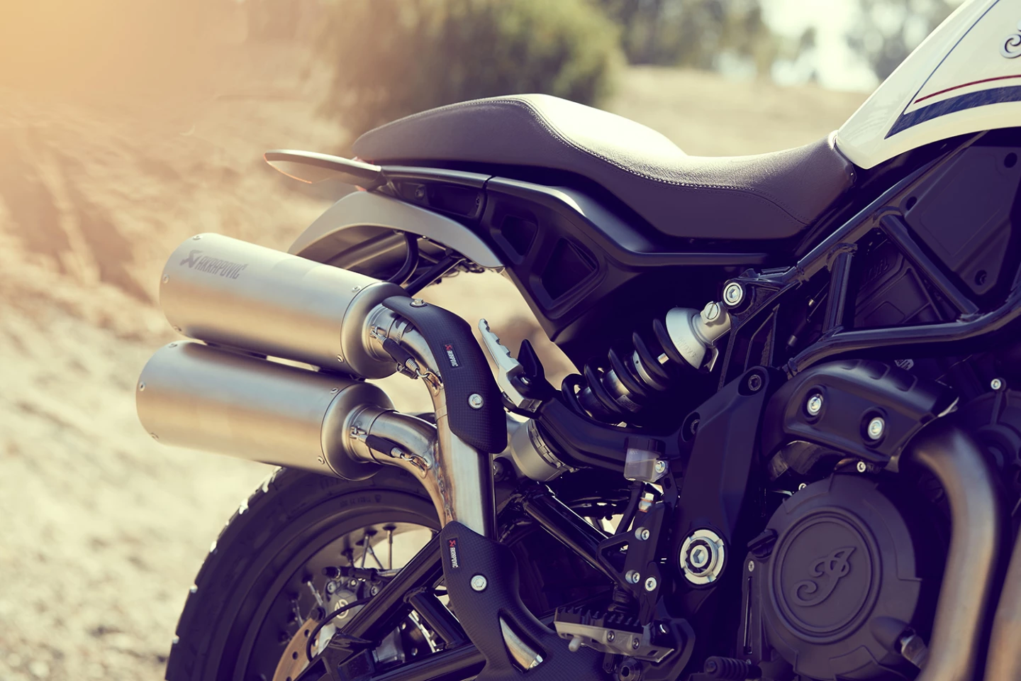 Official parts collections take the Indian FTR1200 in 4 different ...