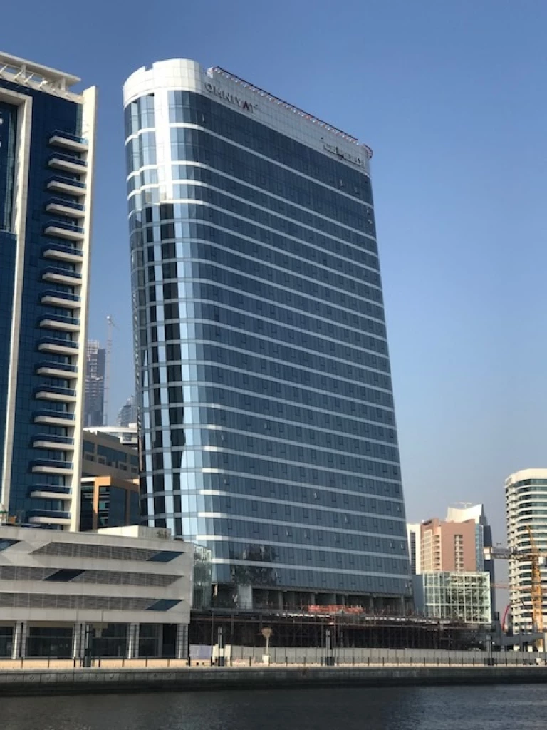 iPod-inspired tower nears completion in Dubai