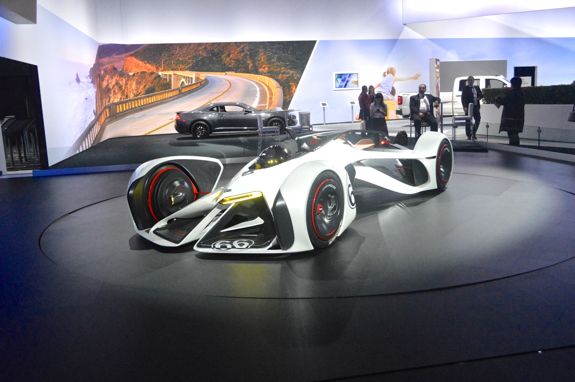 Chevy scorches the virtual track with the laser-powered Chaparral 2X