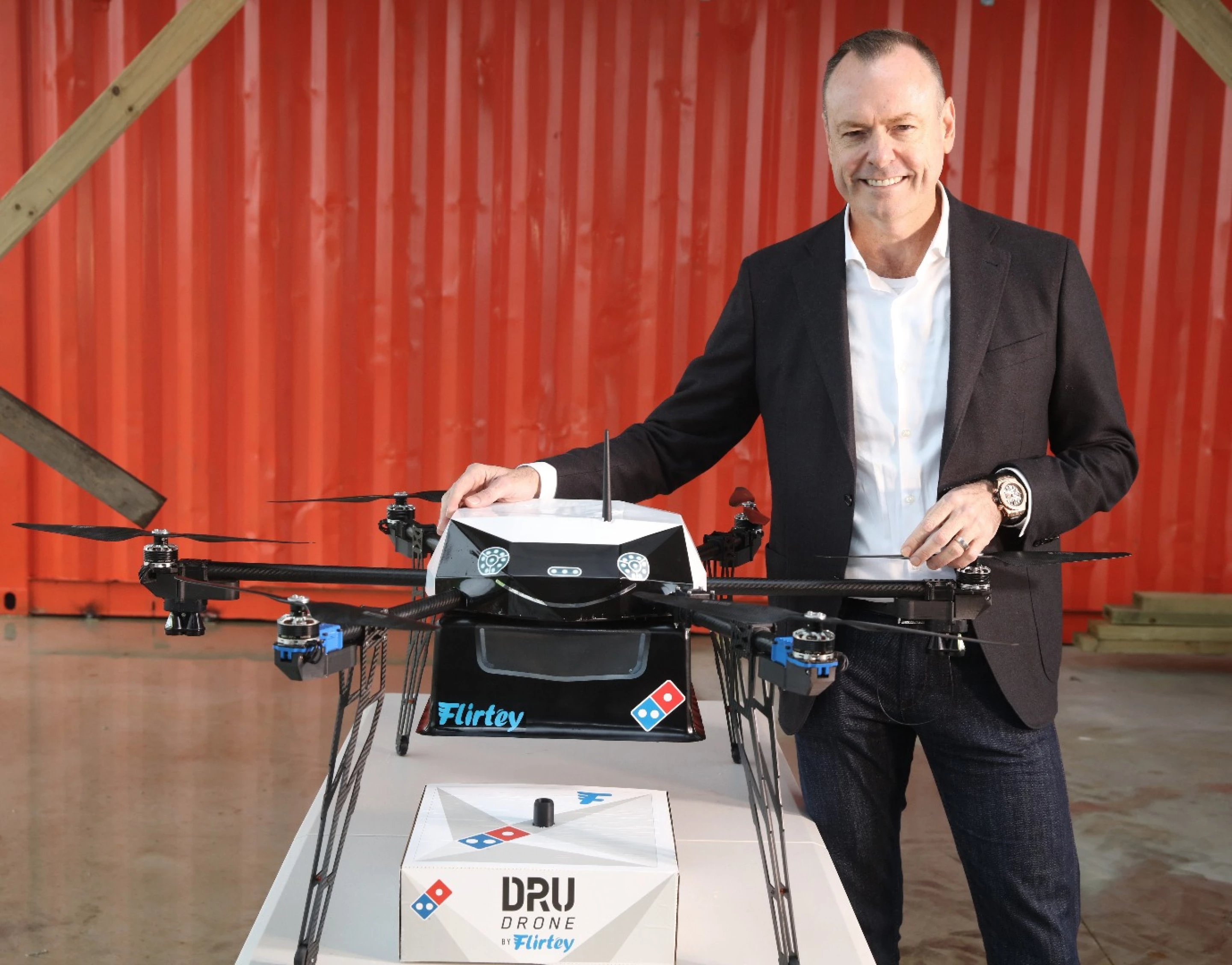 Domino's drone gives new meaning to "pie in the sky"
