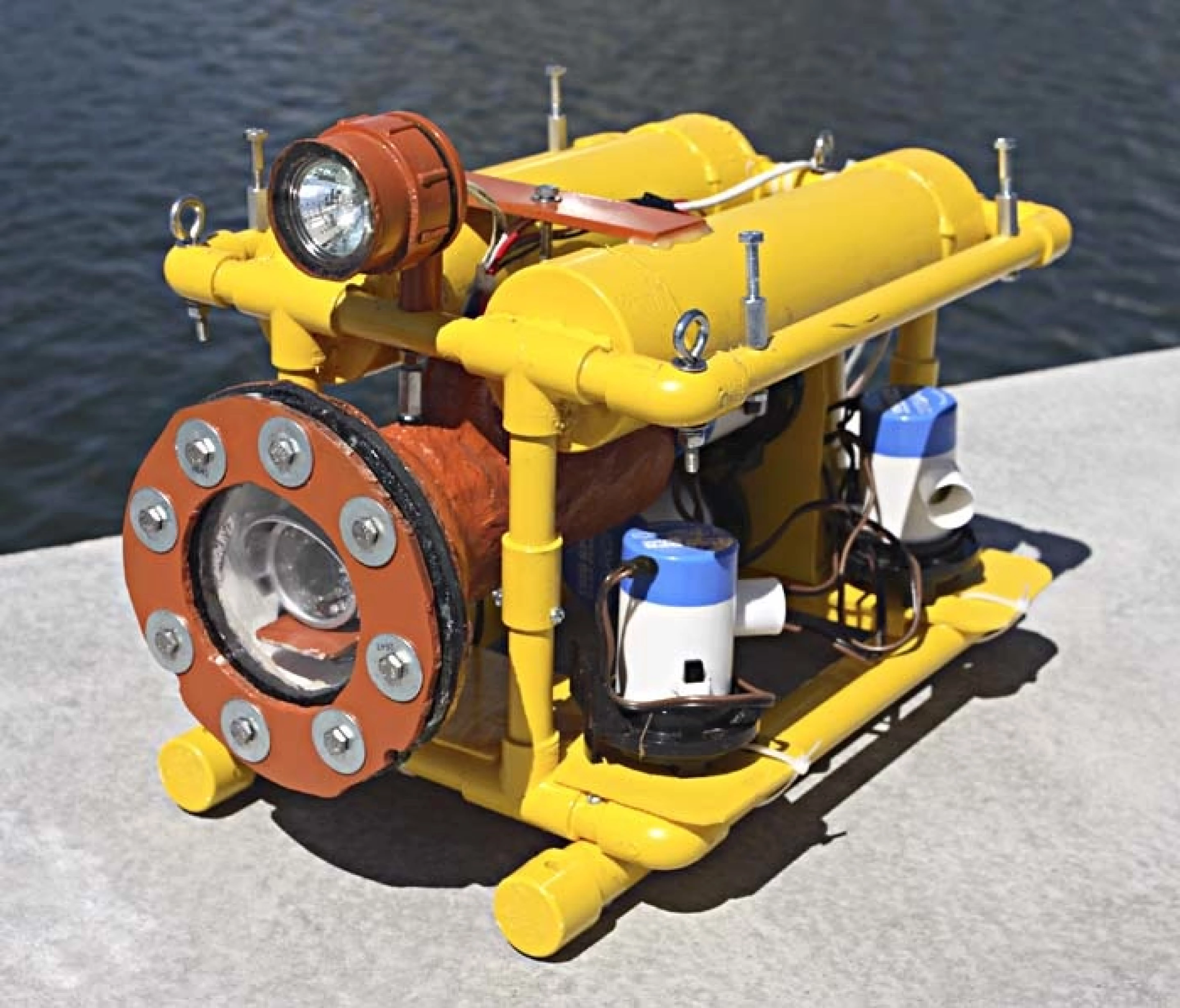 Education and inspiration via underwater robot