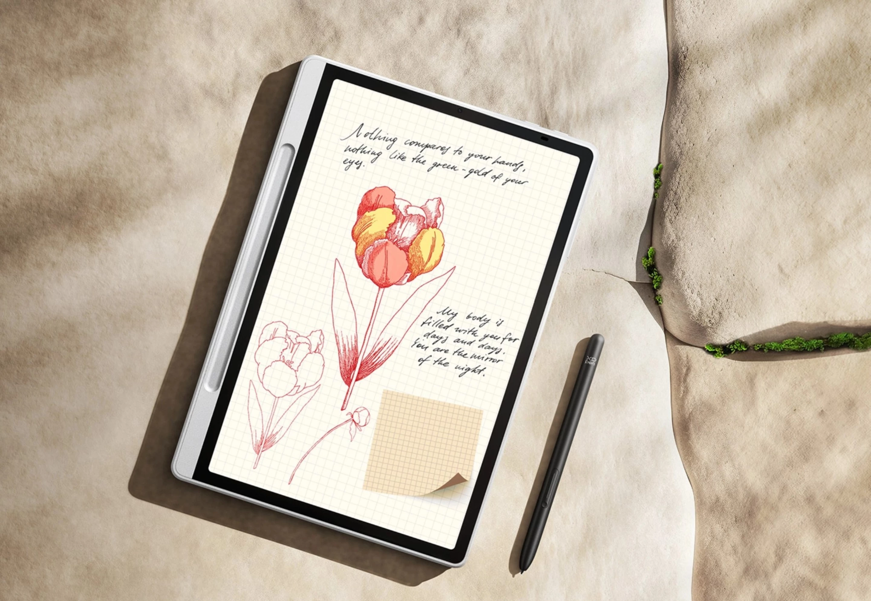 3-in-1 color epaper e-note combines fast refresh with eye-friendly ...