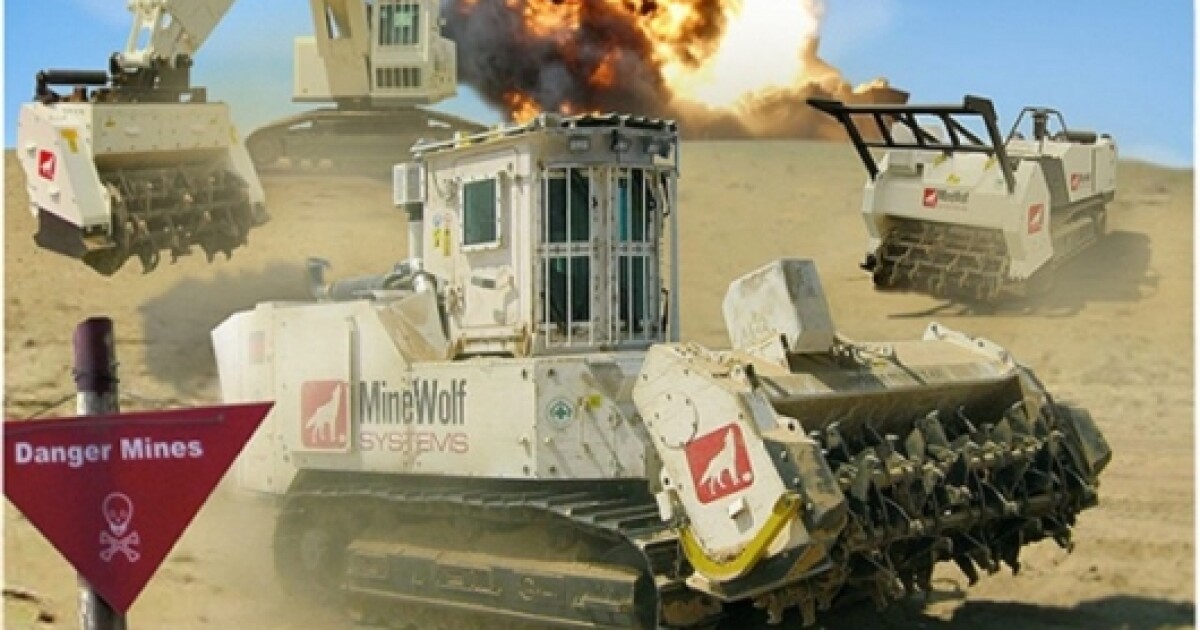 The MineWolf - the machine with superhero aspirations