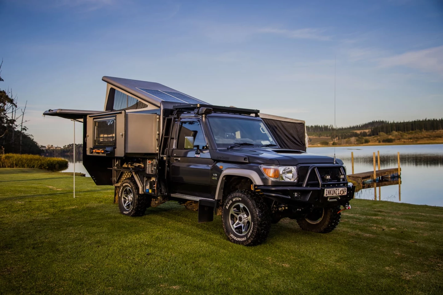 Inkunzi camper makes Toyota Land Cruiser one angry bull of a micro-RV