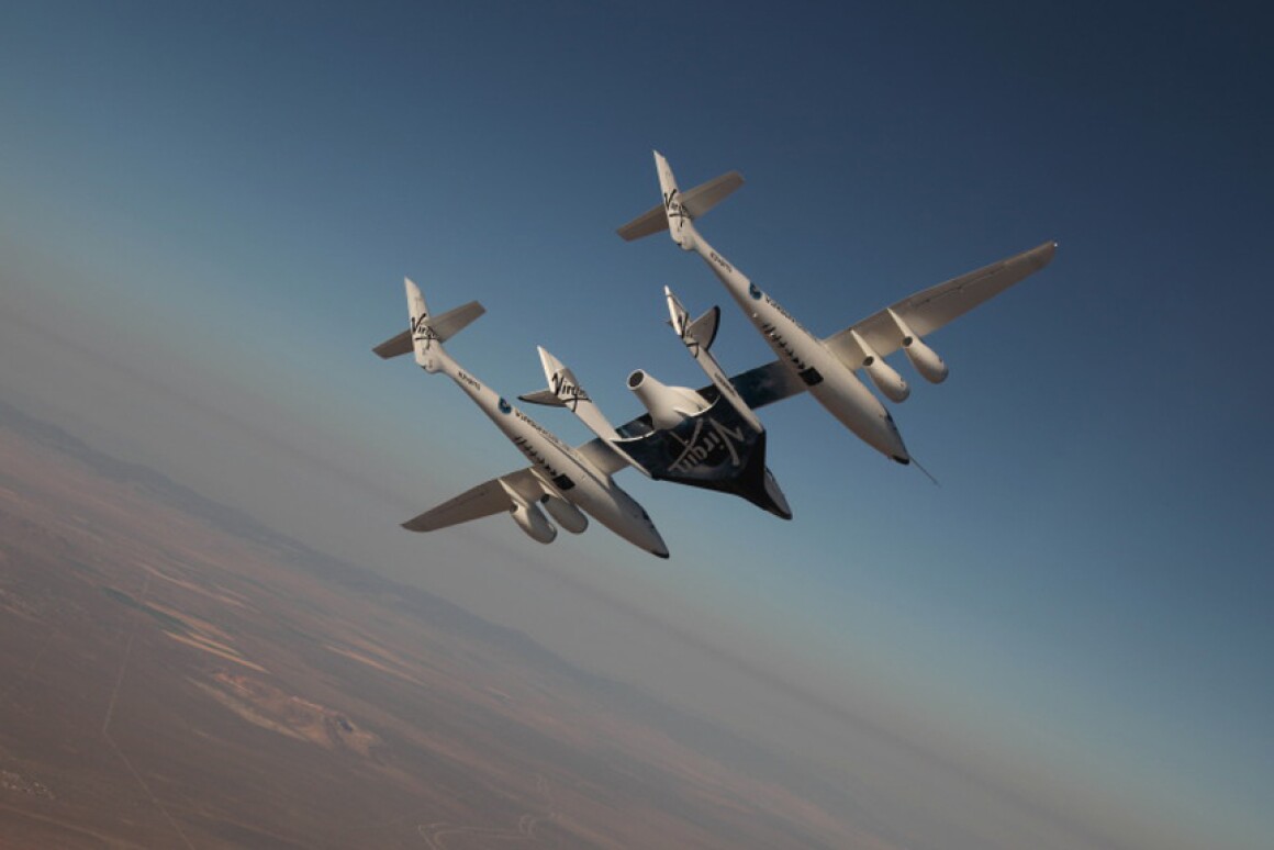 Virgin Galactic’s VSS Enterprise makes first manned flight
