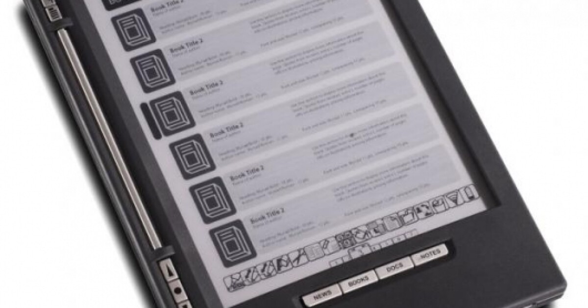 The Iliad electronic reader from iRex