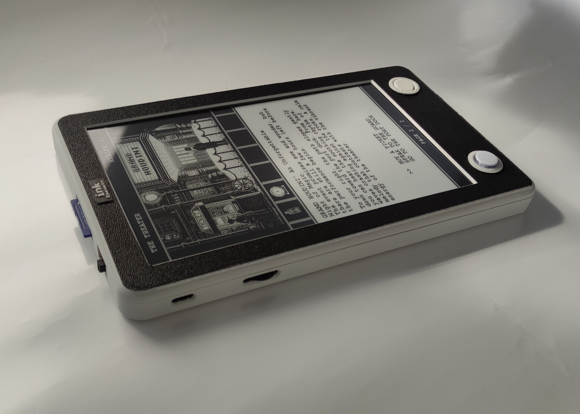 E Ink gaming slate takes you straight back to 80s text adventures