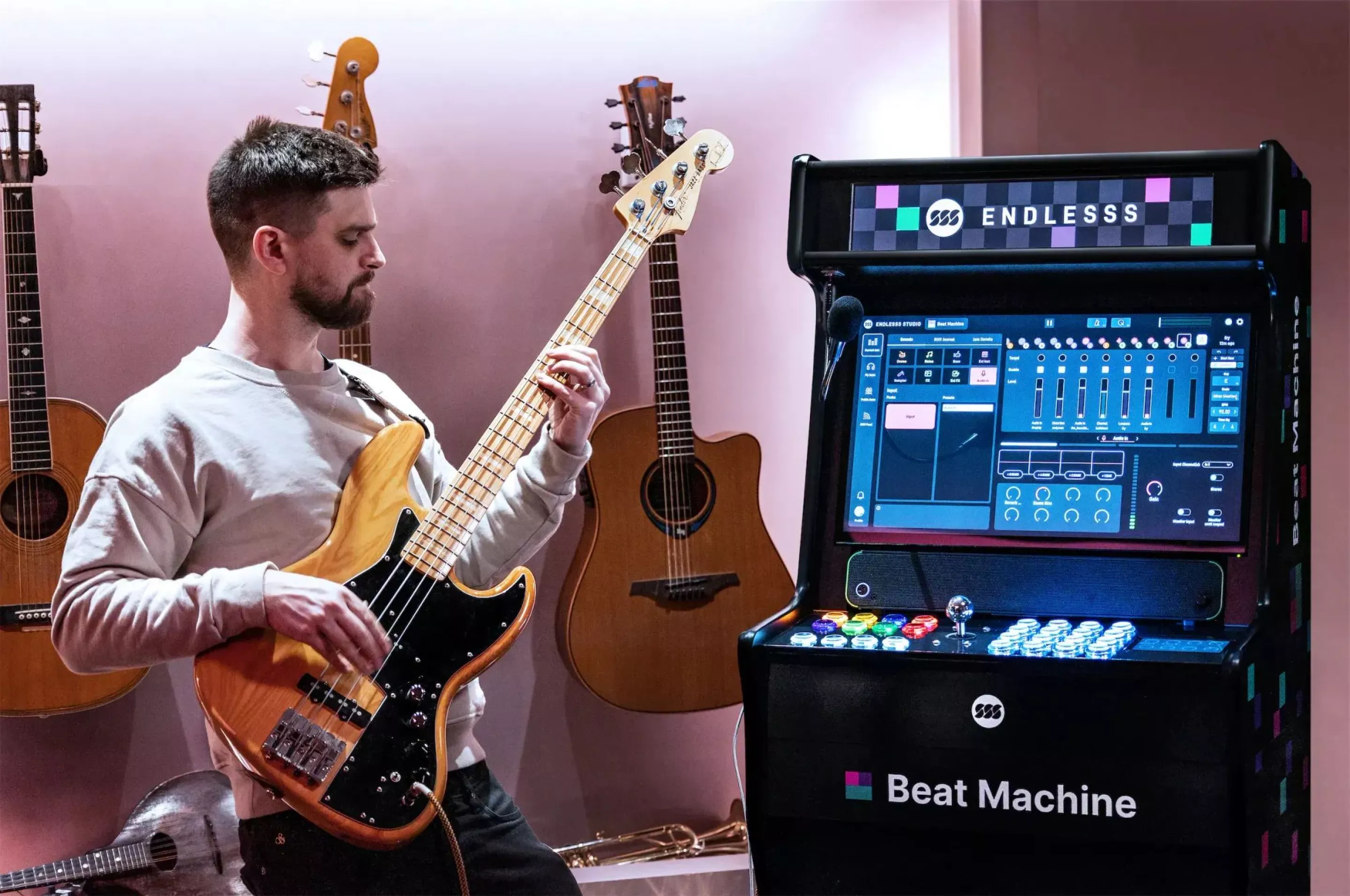 Music creation gets its game on at the Beat Machine arcade