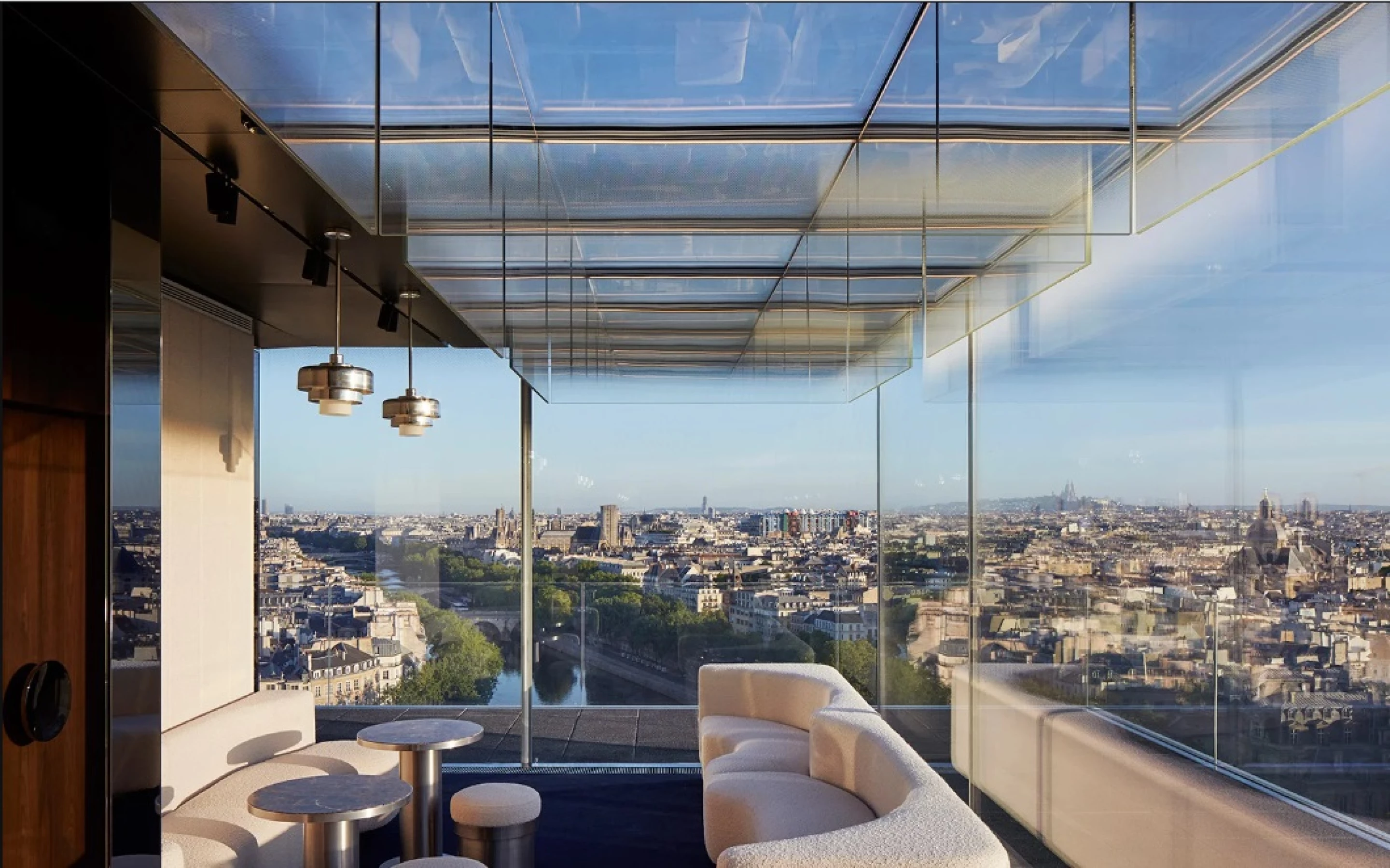 Kaleidoscopic rooftop installation shows Paris from a different perspective