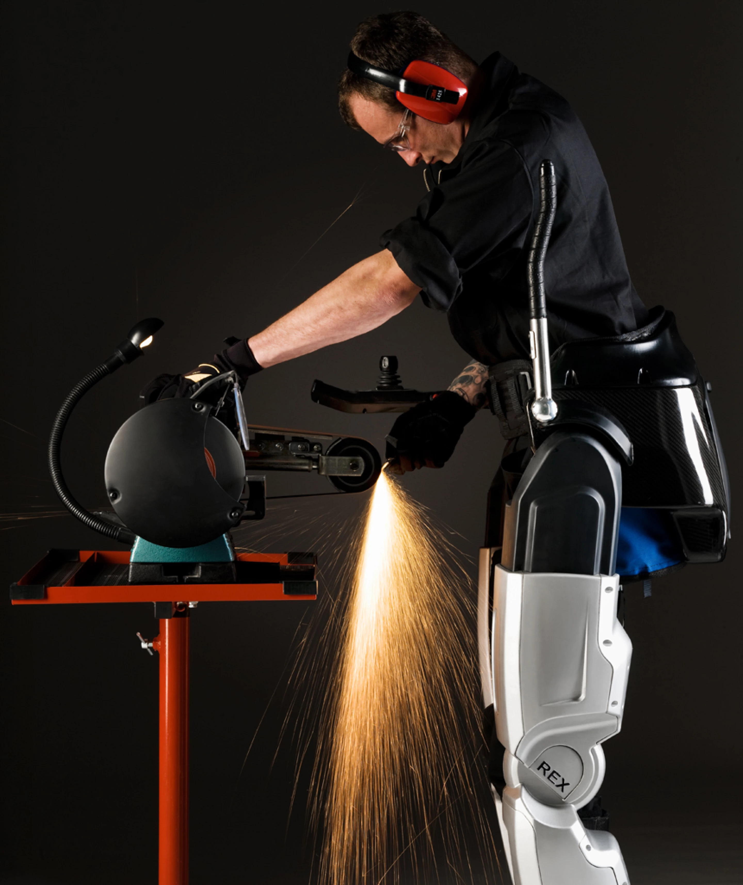 REX robotic exoskeleton gets wheelchair users back on their feet