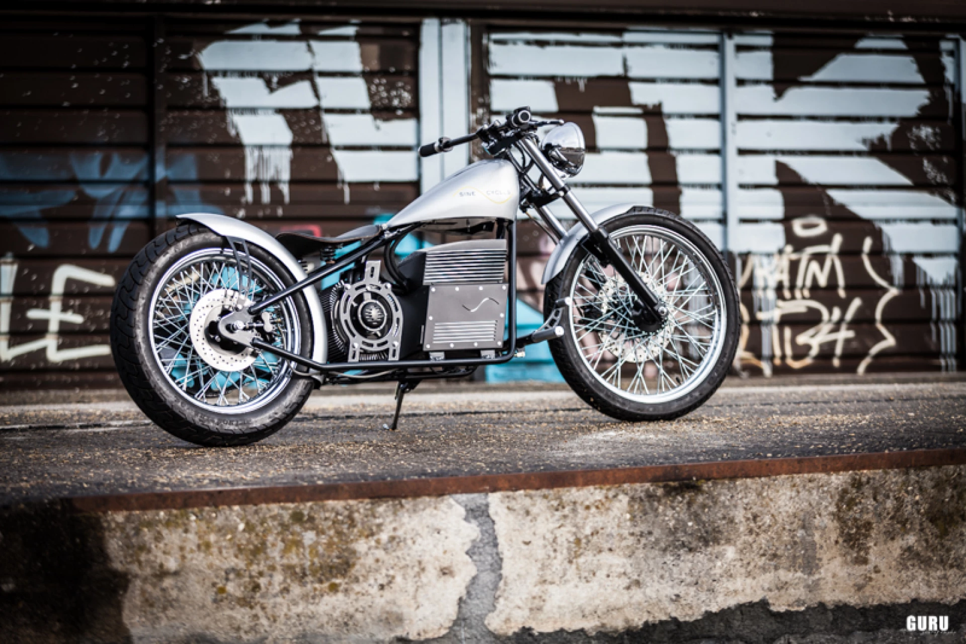 Sine Cycles adds electric power to the old school chopper