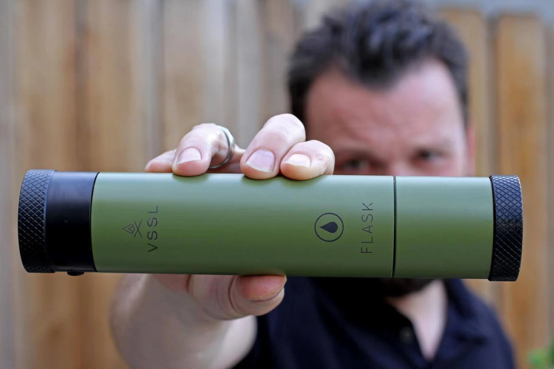 VSSL Flask hides your favorite tipple inside a flashlight