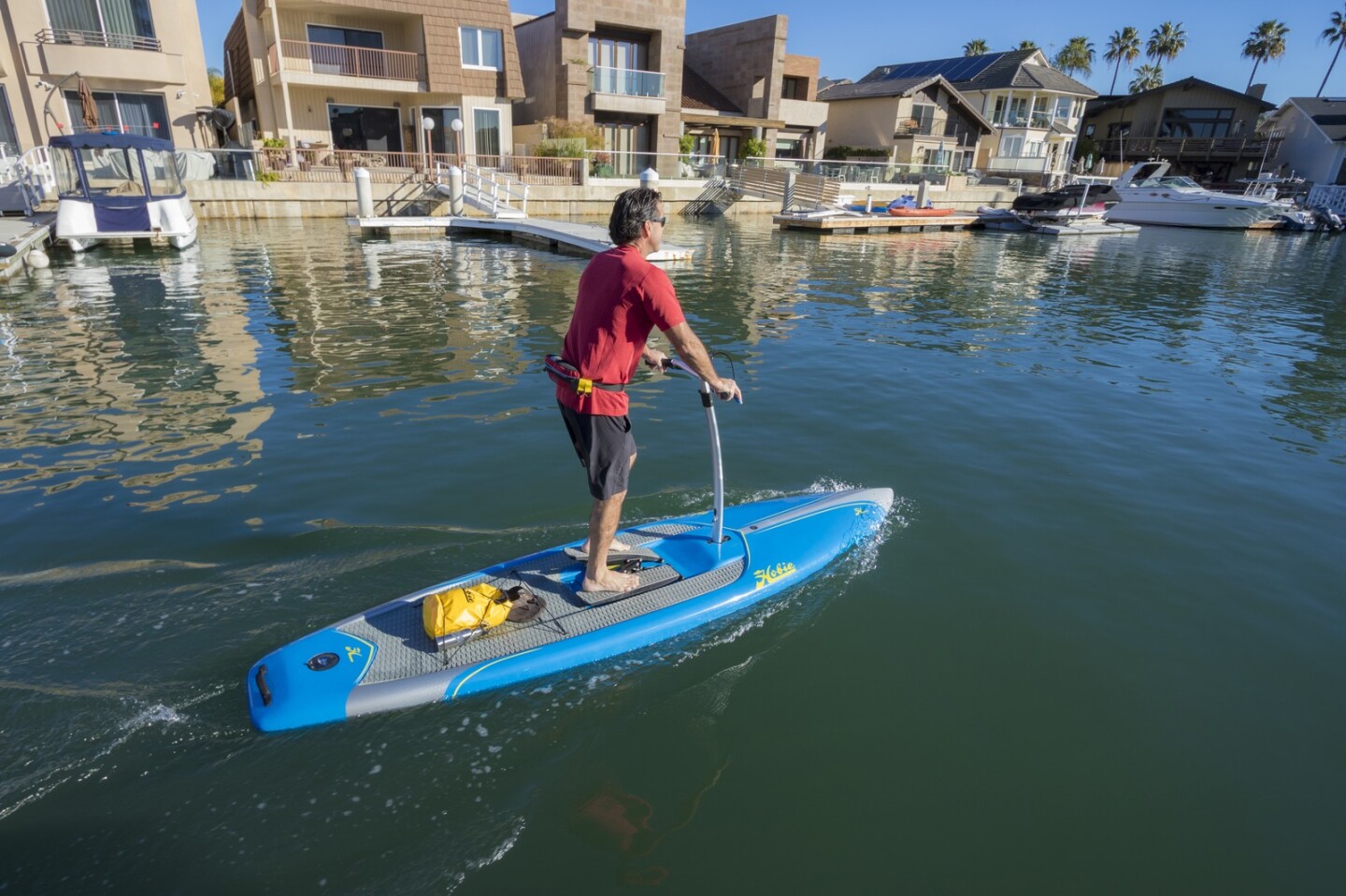 Hobie Eclipse stand-up pedal board will have you walking on water