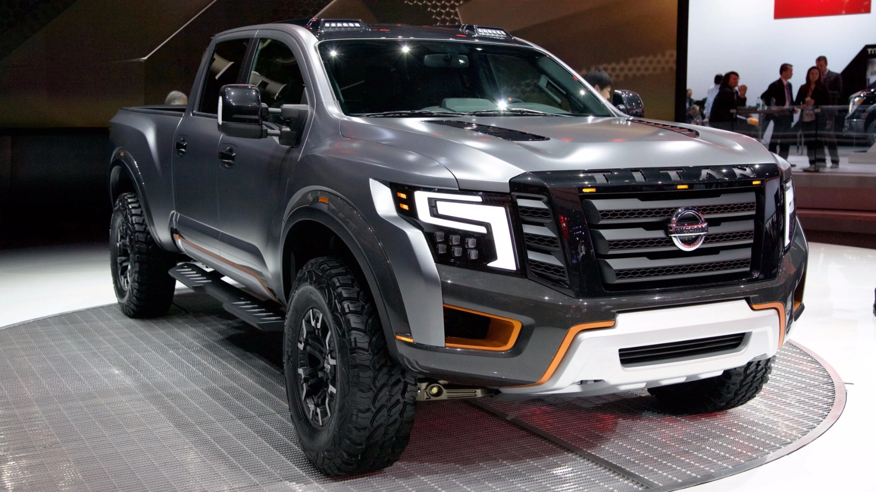 Nissan drops the Titan XD Warrior concept onto the Detroit battlefield