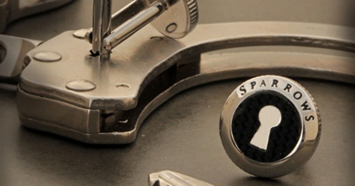 Uncuff Links close French cuffs, open handcuffs