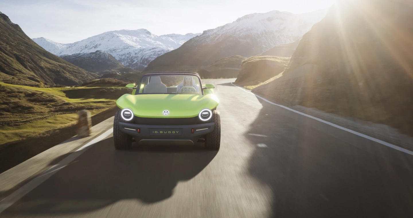 Volkswagen looks back to the 60s with super-cute electric beach buggy