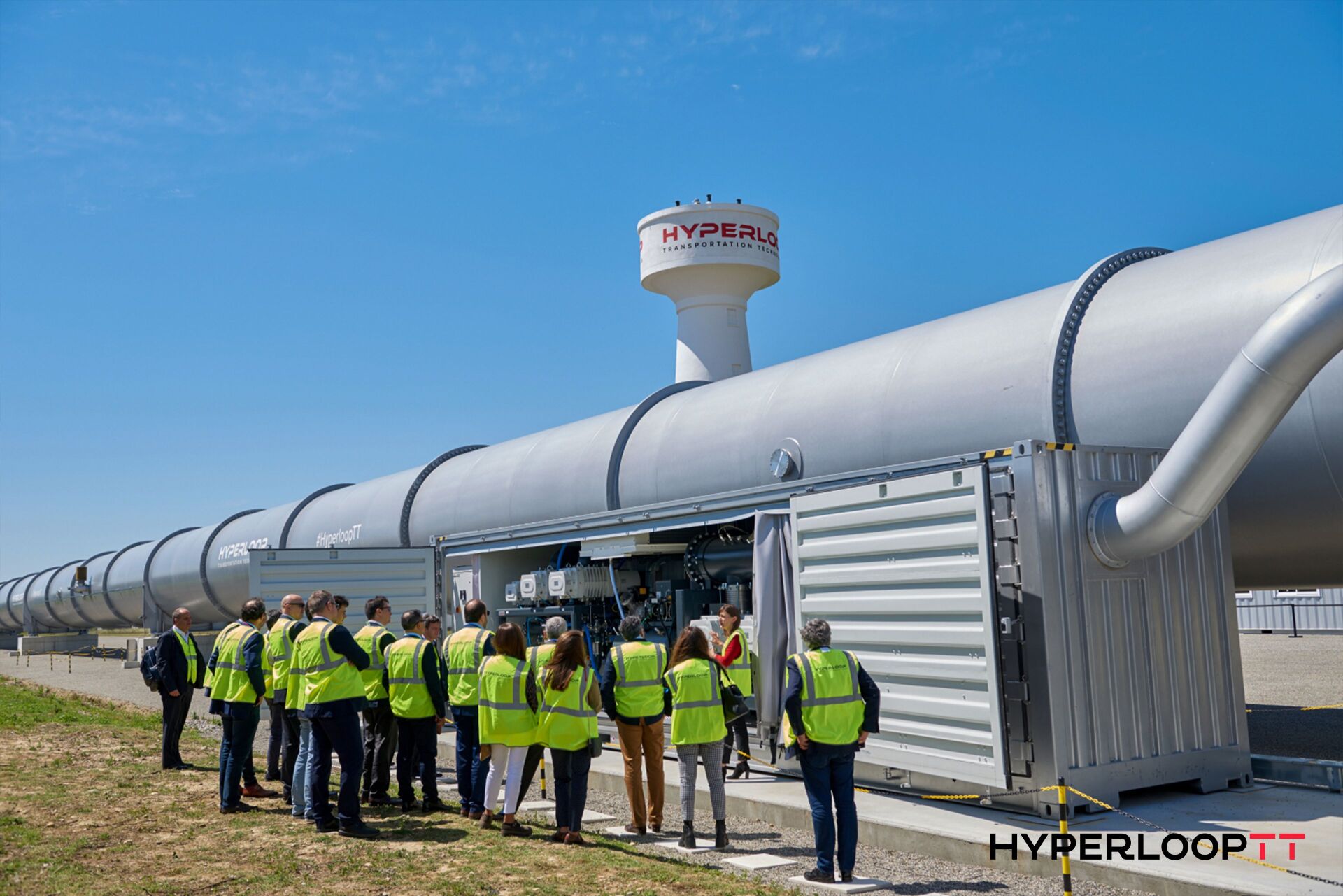 HyperloopTT showcases ultra-fast automated freight capsule transport