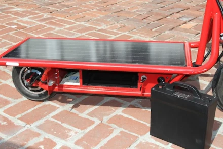 Sun up and street surf with the Solar Electric Scooter