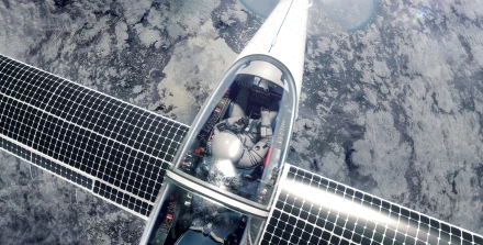 Solar-powered two-seater plane will soar to the edge of space