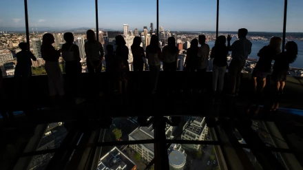Seattle's iconic Space Needle tower gets a revolving glass floor