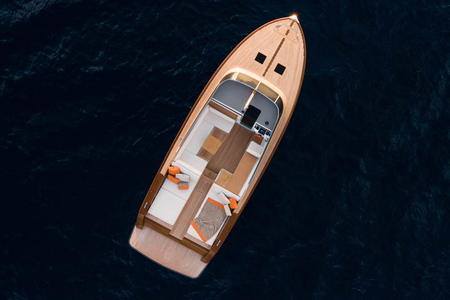 Stunning wood-carbon fiber yacht tender melds tech and tradition