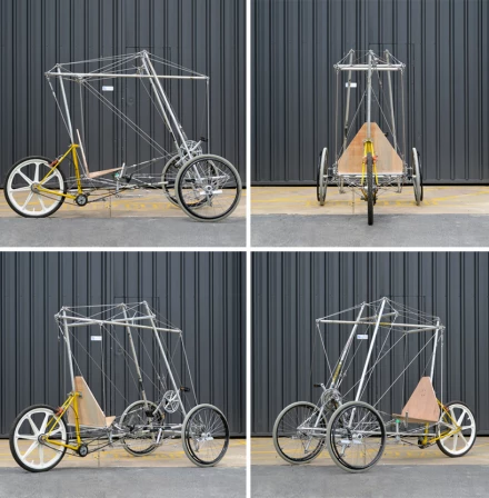 FAB Velo: The DIY velomobile made from upcycled materials